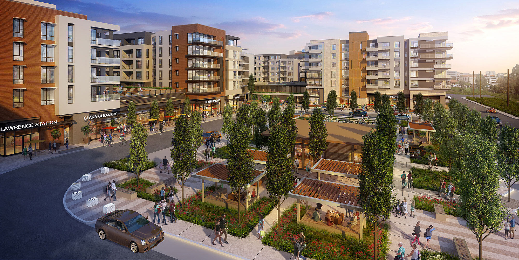 Lawrence Station | Multi-Building Mixed Use Design by KTGY