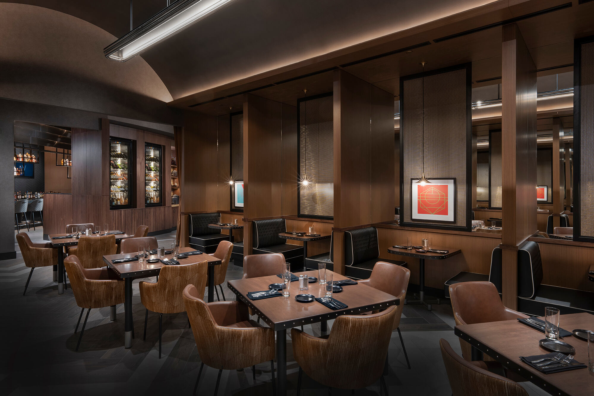 Revel Steak | Restaurant Interior & Brand Design by KTGY