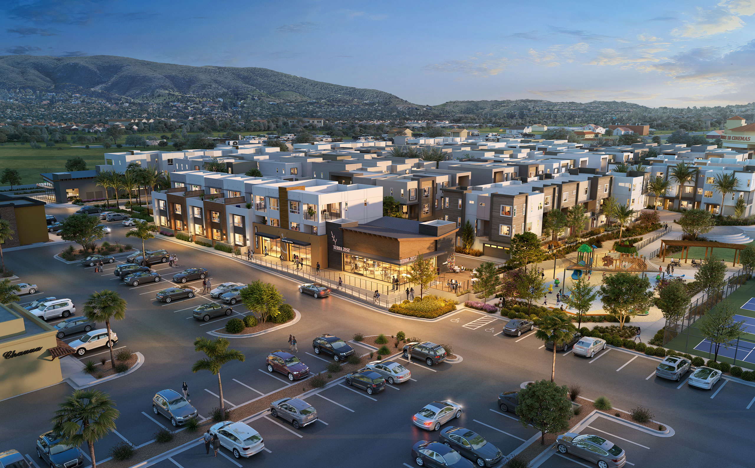 Restaurant Row | Mixed Use Retail & Townhome Design by KTGY